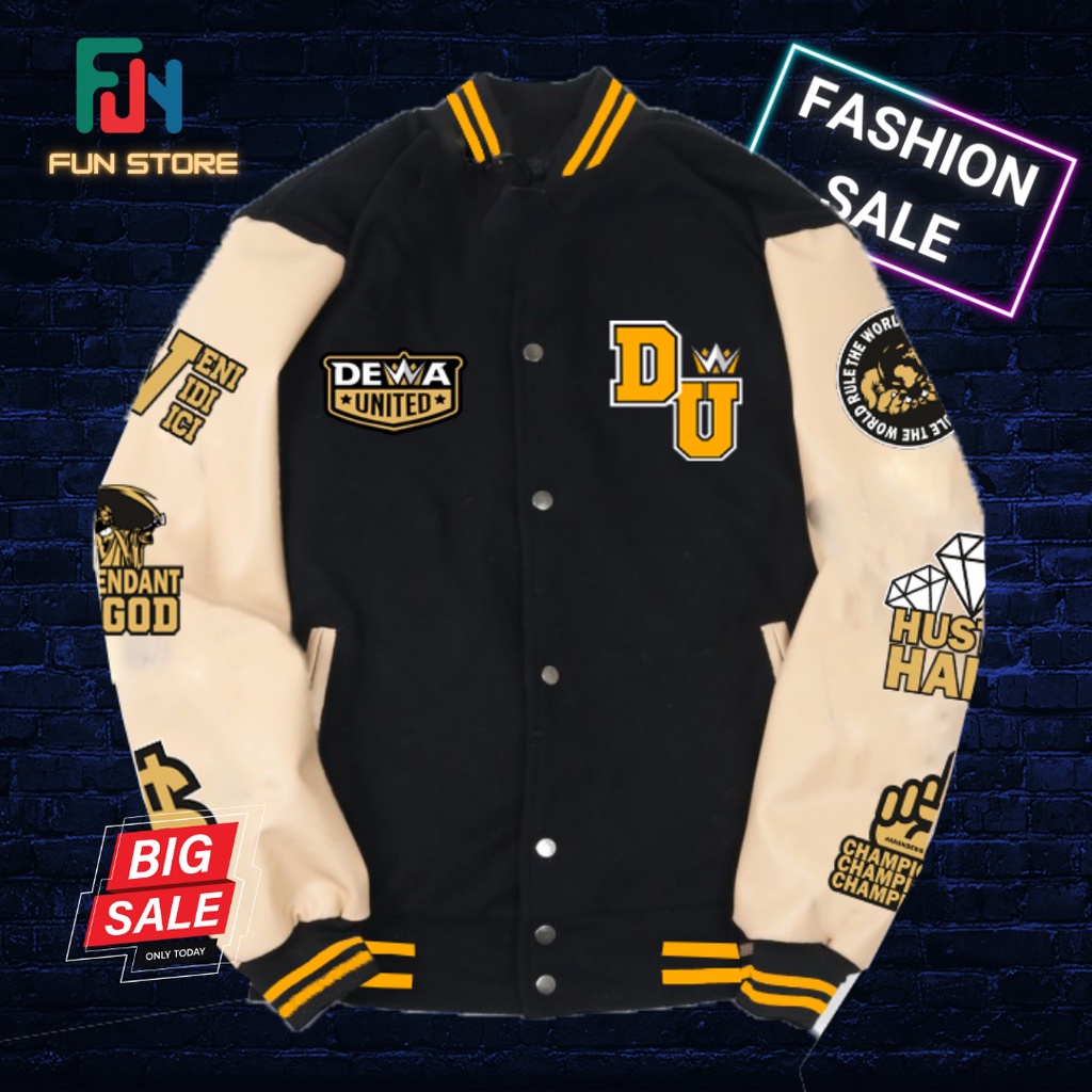 Jual Jaket Varsity Dewa United Mpl S12 2023 Oversize S M L XL XXL XXXL ...