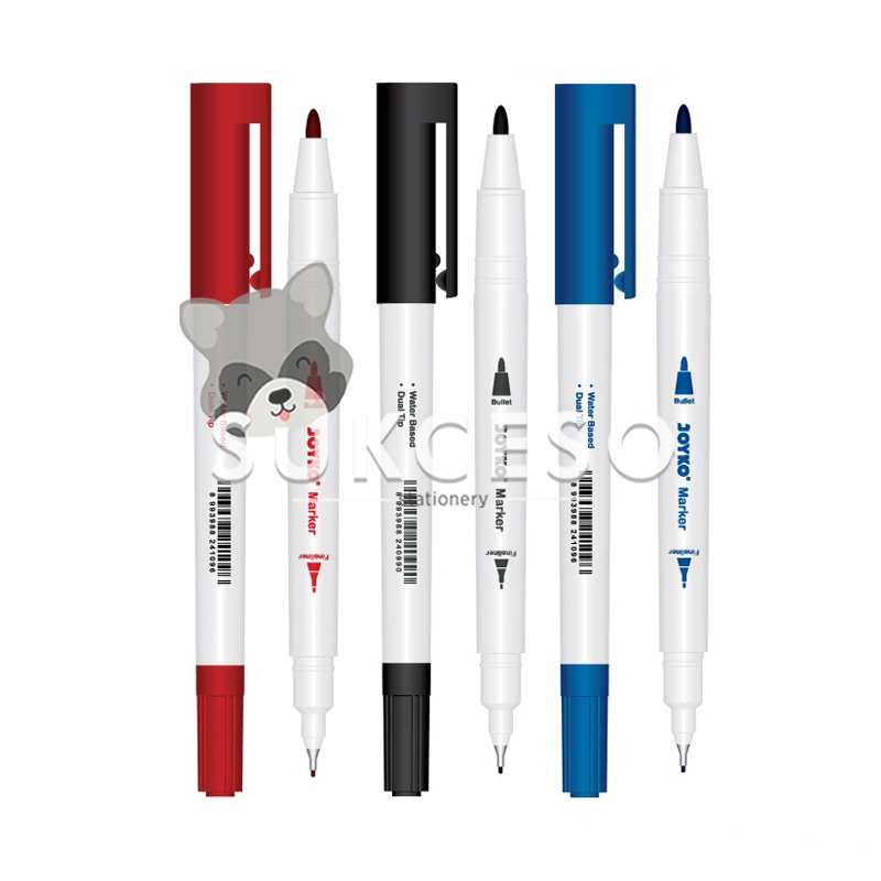 Jual Joyko Spidol Marker Dual Tip MK-64 Spidol Marker Penanda | Shopee ...
