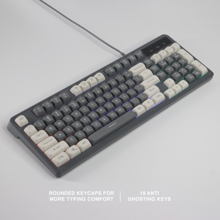 Jual Keyboard Rexus Gaming Battlefire K98M Retro Classic RGB Led Full ...