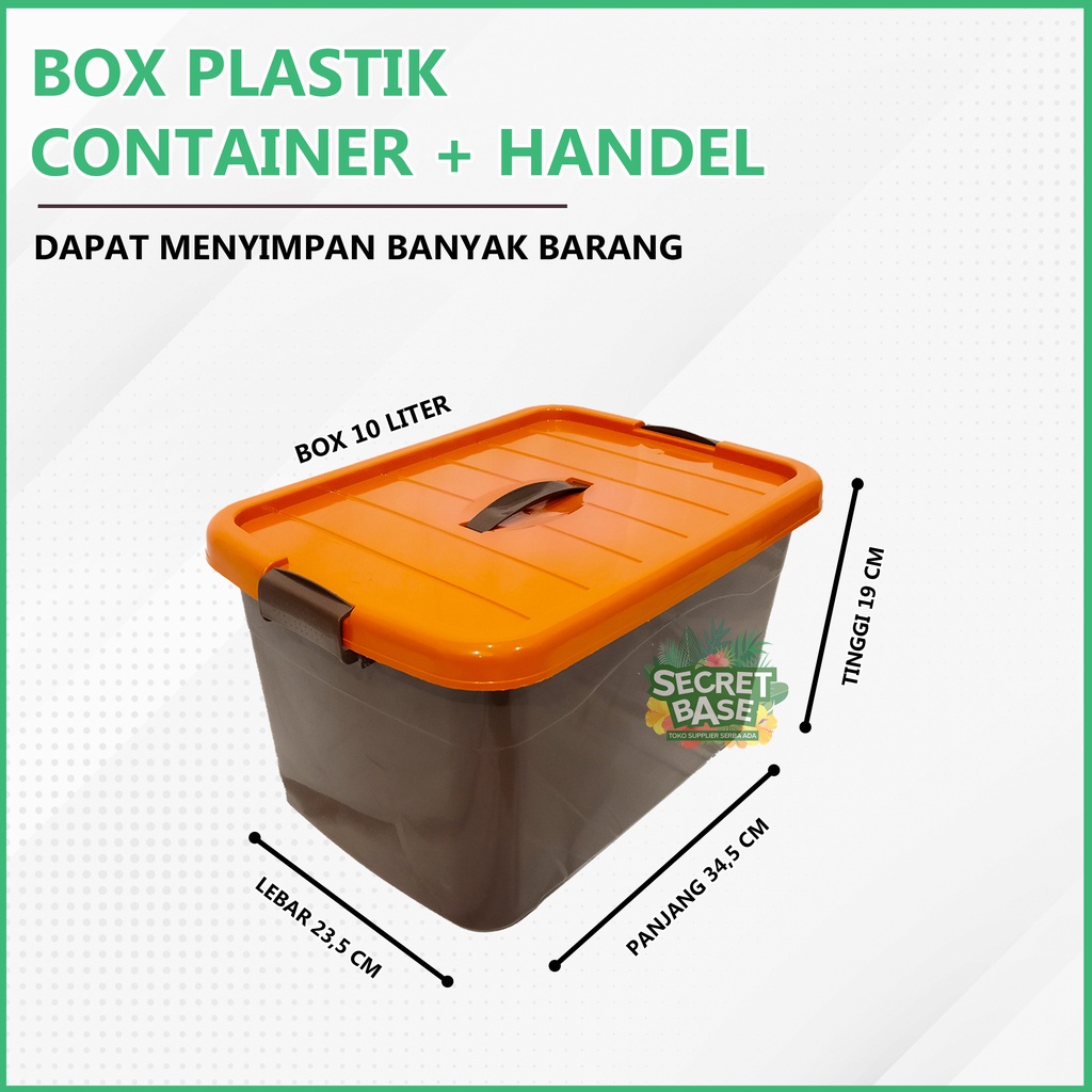 Jual BOX CONTAINER + HANDEL - Pegangan / Kotak Plastik / Box Plastik ...