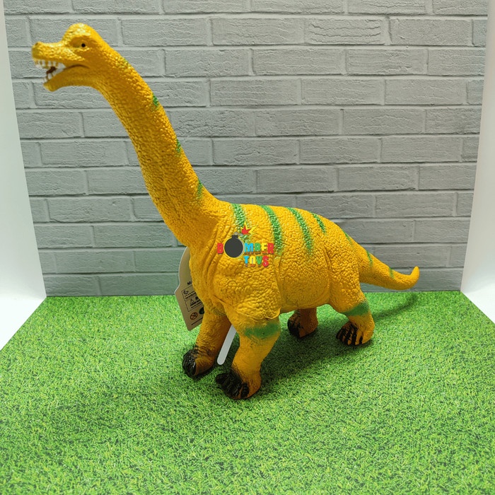 Jual Dinosaurus Karet Besar Jumbo Big Dino World Warna Cerah Suara ...