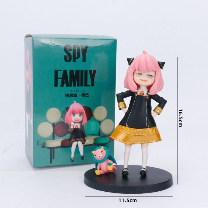 Jual ACTION FIGURE SPY X FAMILY ANYA FORGER CUTE CHIBI FACE TOPPER CAKE ...