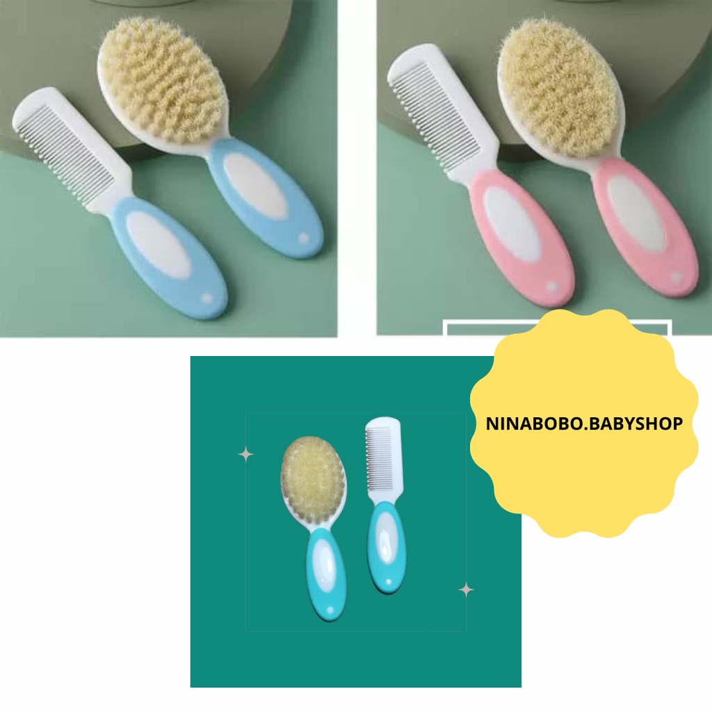 Jual Baby kids brush / sisir sikat anak bayi / sisir bayi lembut 2in1 ...