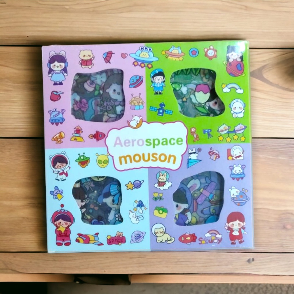 Jual NEW STIKER 2D LOTSO / MOUSON / MIXUE AEROSPACE ISI 100 LEMBAR ...
