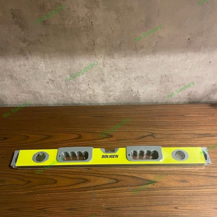 Jual Waterpas magnet hijau SOLIGEN 24" inch / waterpass magnet bagus ...