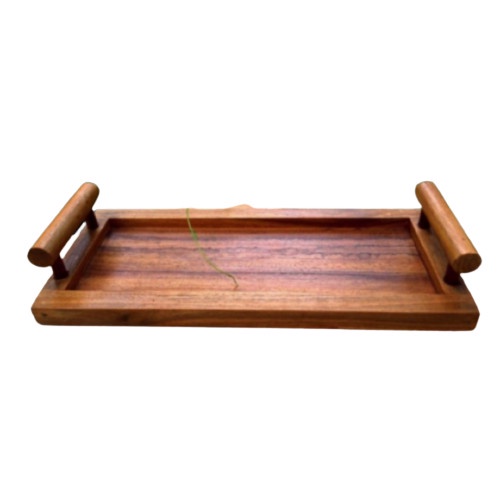 Jual Nampan kayu jati premium teak wood 30x18x2 cm wooden tray nampan ...