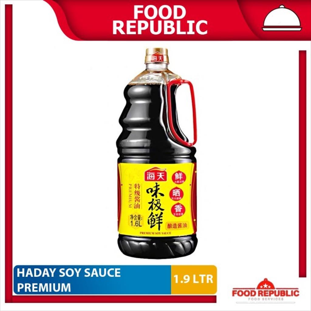 Jual Haday Premium Soy Sauce 1.9 Ltr Kecap Asin No 1 China Hai Tian Halal | Shopee Indonesia