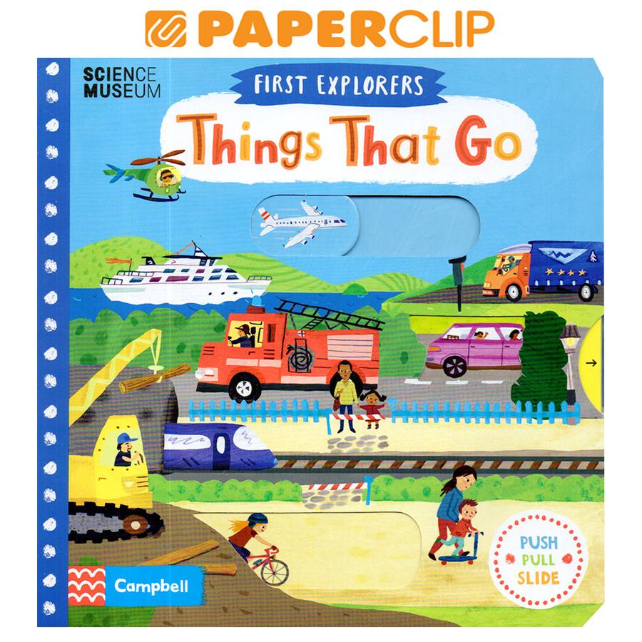 Jual FIRST EXPLORERS : THINGS THAT GO - PUSH PULL SLIDE BOOK | Shopee Indonesia