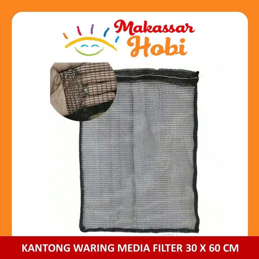 Jual Kantong Media Filter 30 x 60 cm Waring Jaring Aquarium Kolam Ikan ...