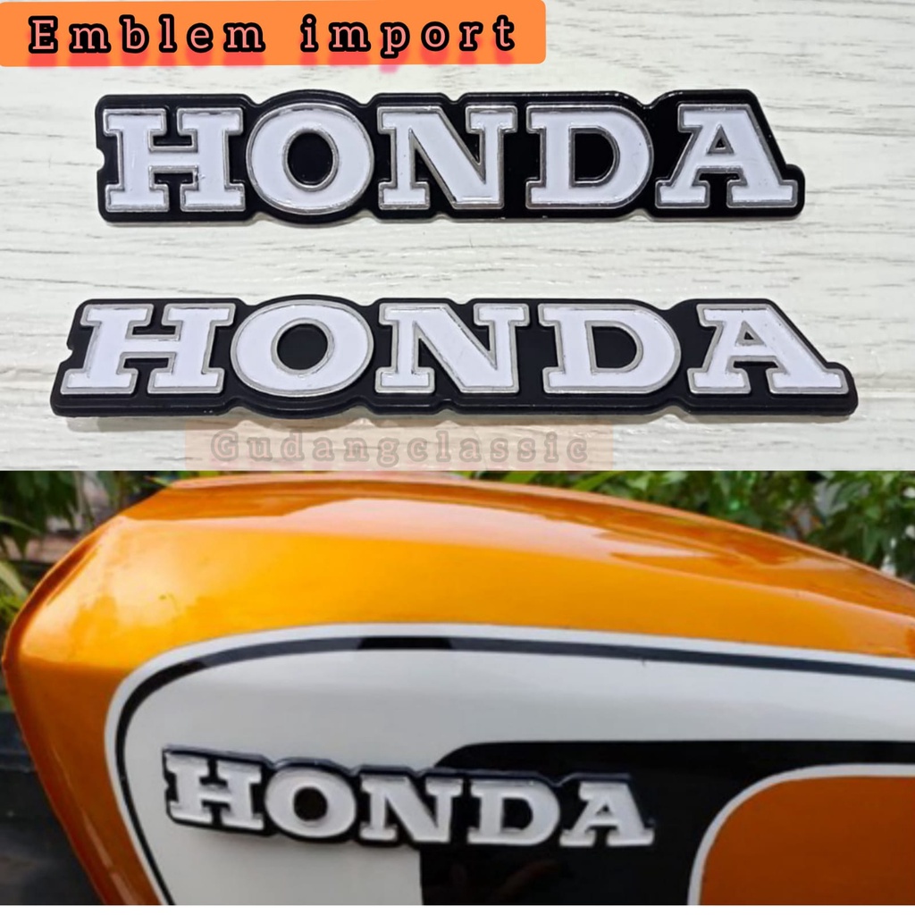 Jual LOGO EMBLEM TANGKI CB125 tengki CB 125 impor bisa ditekuk | Shopee ...