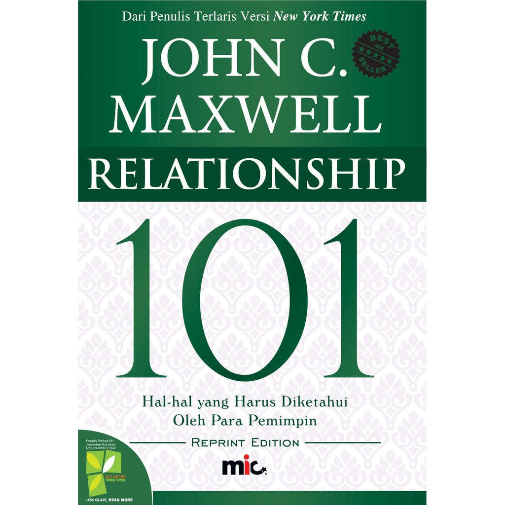 Jual Buku Relationships 101 - John C Maxwell | Ready | Shopee Indonesia