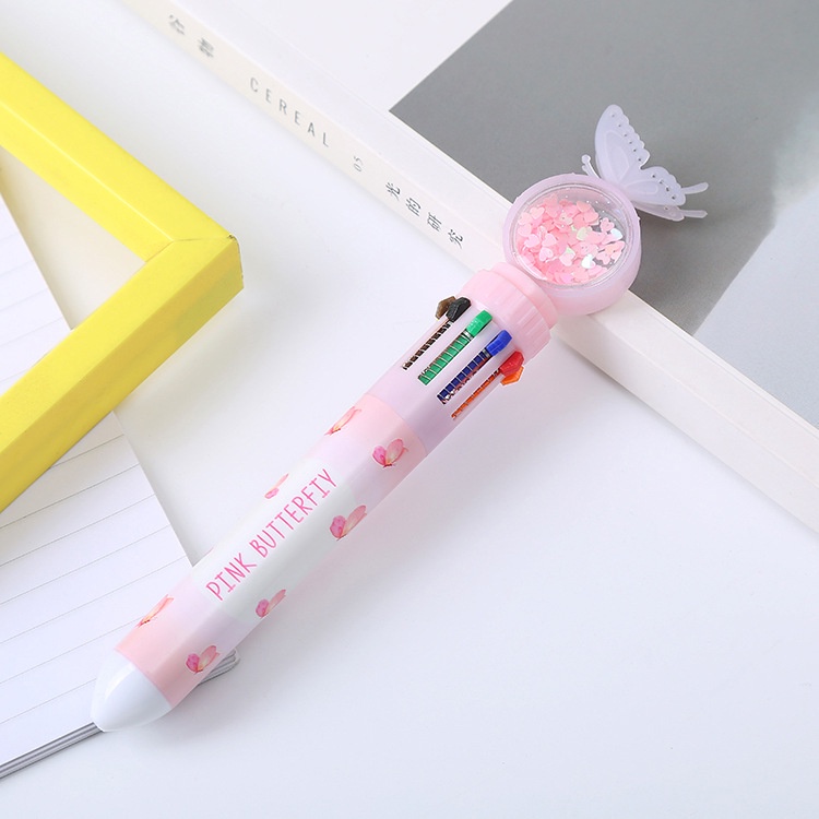 Jual bulpen 10 warna bermotif lucu/pulpen/pulpen anak anak | Shopee ...