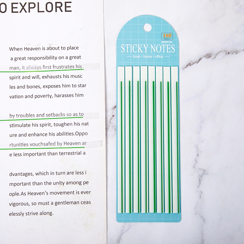 Jual [Gongjin] 160 Lembar STRIP Transparan Sticky Note / Transparent ...