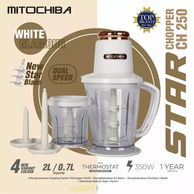 Jual Chopper Mitochiba CH 250 Mito Food Chopper 2L Blender CH250 2 ... Jual Chopper Mitochiba CH 250 Mito Food Chopper 2L Blender CH250 2 ...