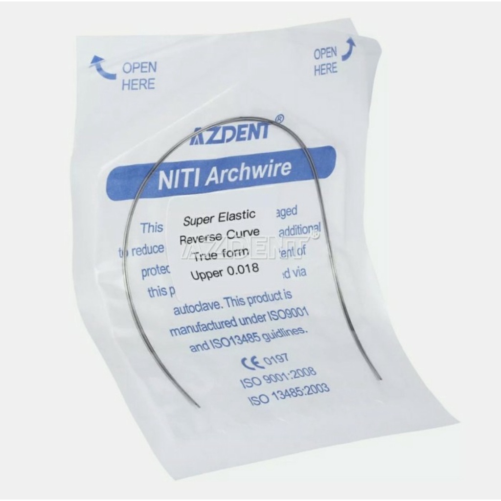 Jual Kawat Reverse Curve RCS Orthodontic Niti Deepbite Openbite True ...