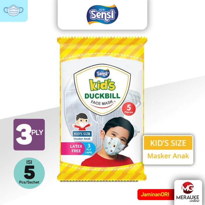 Jual Masker SENSI Kids Duckbill Sachet ( isi 5pcs/sachet ) | Shopee ... Jual Masker SENSI Kids Duckbill Sachet ( isi 5pcs/sachet ) | Shopee ...