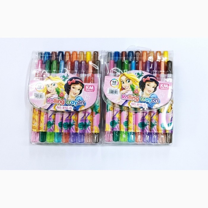 Jual Crayon Putar 18 Warna Pendek Karakter No. B18-G | Shopee Indonesia