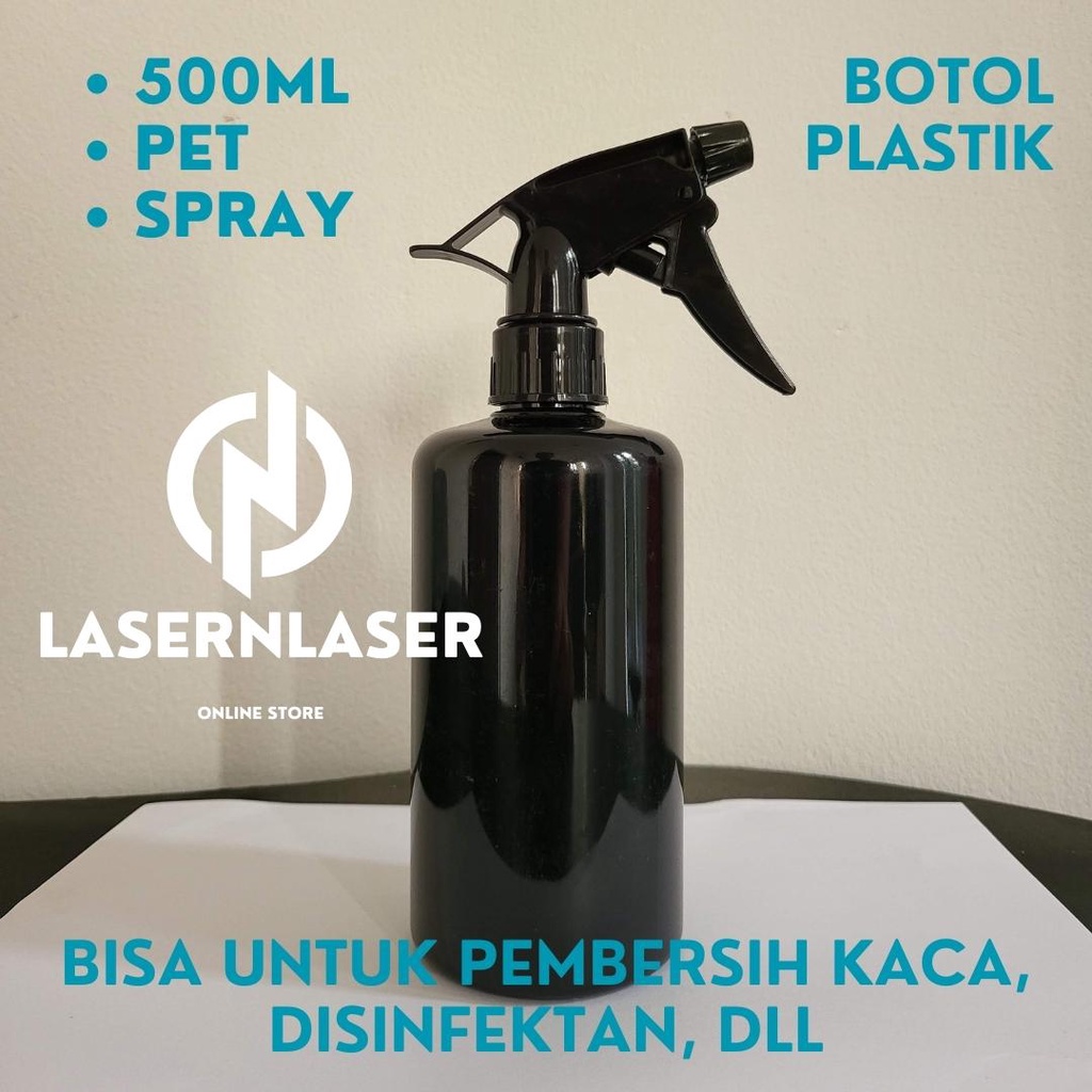 Jual Botol Hitam 500ML SPRAY | Shopee Indonesia