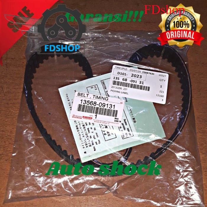 Jual TIMING BELT INNOVA FORTUNER HILUX DIESEL ORIGINAL JAPAN 13568 ...