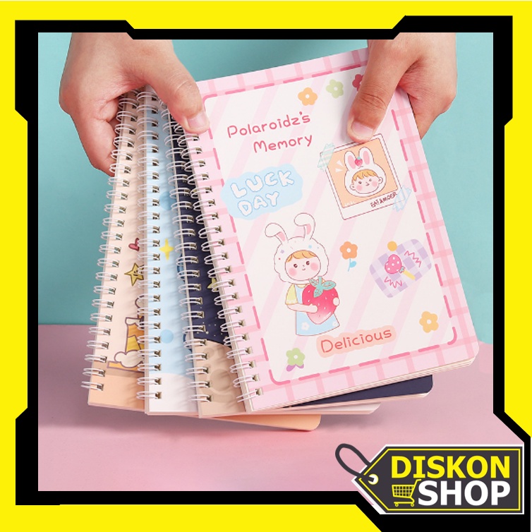 Jual Diskon Shop - S5908 Notebook Ring Motif Random A5 / Buku Tulis ...