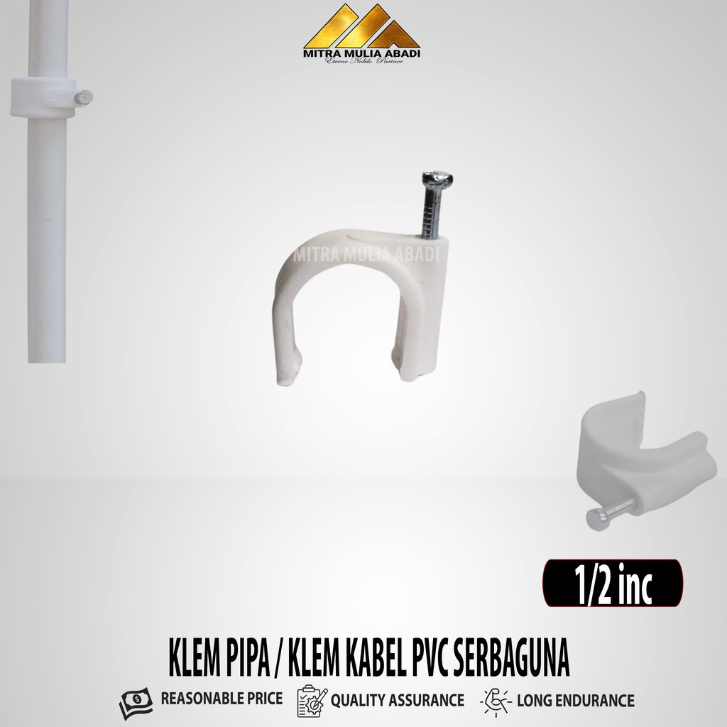 Jual KLEM PIPA I KLEM KABEL PVC I KLEM SERBAGUNA | Shopee Indonesia