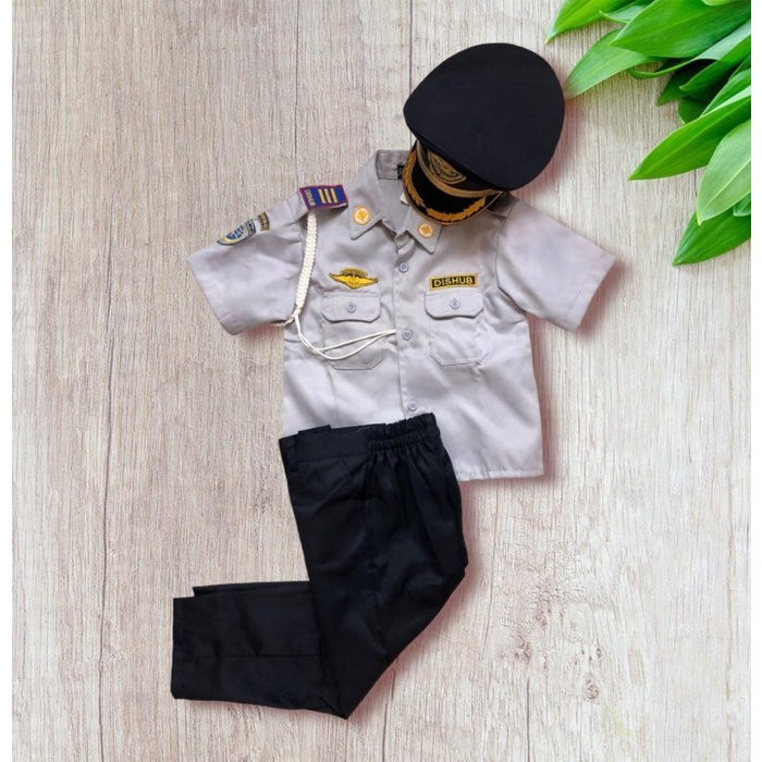 Jual kostum profesi anak/ seragam dishub/ baju karnaval/ pakaian ...