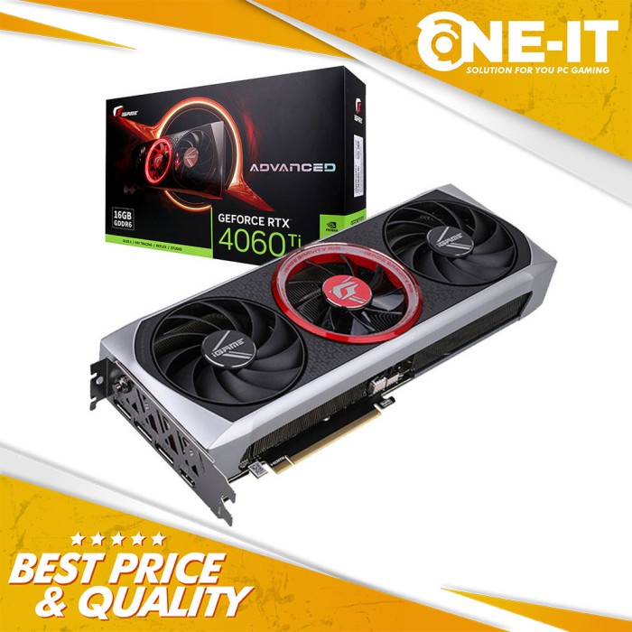 Jual VGA Colorful iGame GeForce RTX 4060 Ti Advanced OC 16GB-V 16G ...