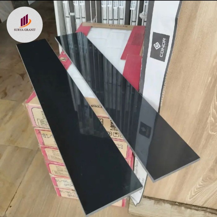 Jual LIST PLINT GRANIT 10X60 CUSTOM HITAM POLOS DINDING LANTAI | Shopee ...
