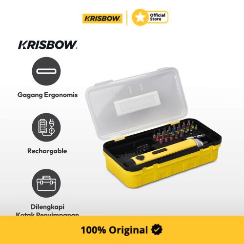 Jual Krisbow Screwdriver Obeng Cordless 4V Straight Ircs4 | Shopee ...