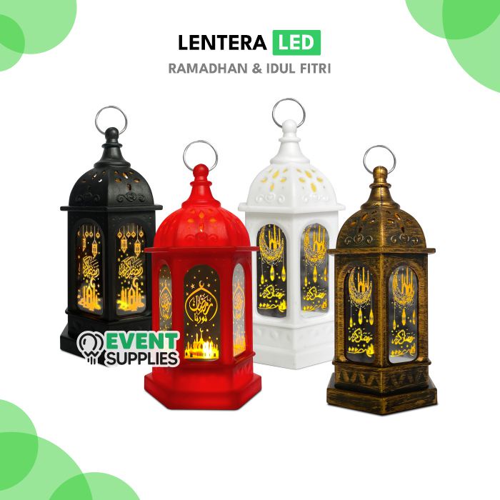 Jual LED Lentera Ramadhan Kubah Masjid Baterai Lampu Lentera Lilin ...