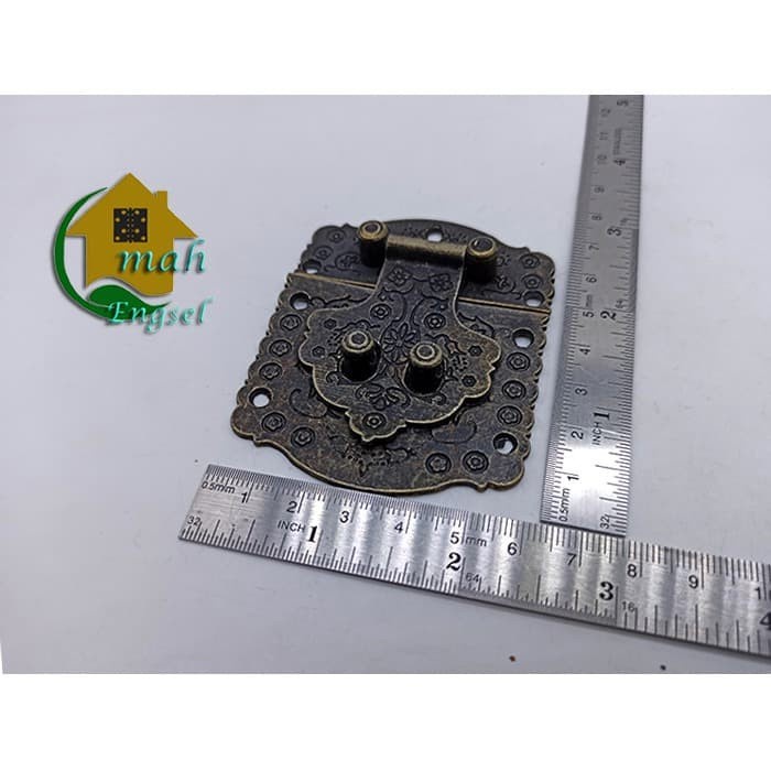 Jual Kunci Pengait box/ kunci kotak perhiasan antik 4.1 cm / latch hook ...