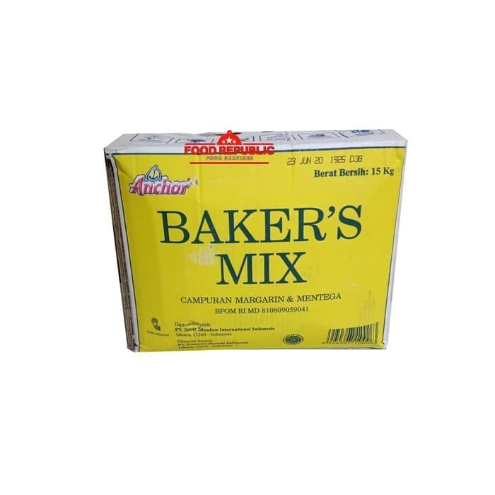 Jual BAKERS MIX ANCHOR 1 KG REPACK BUTTER BLEND HALAL IMPORT UTK KUE ...