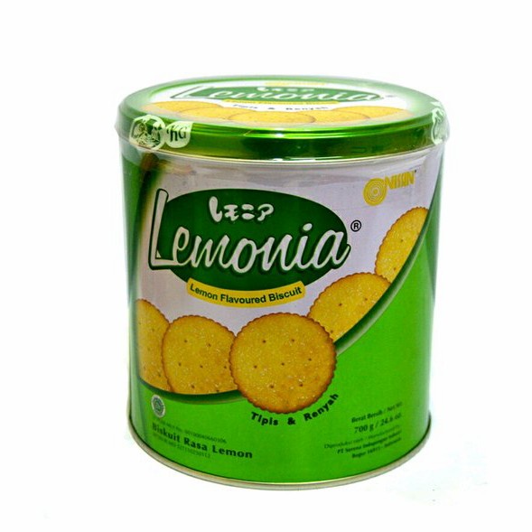 Jual Nissin Lemonia Biskuit Bulat Kaleng 650g | Shopee Indonesia