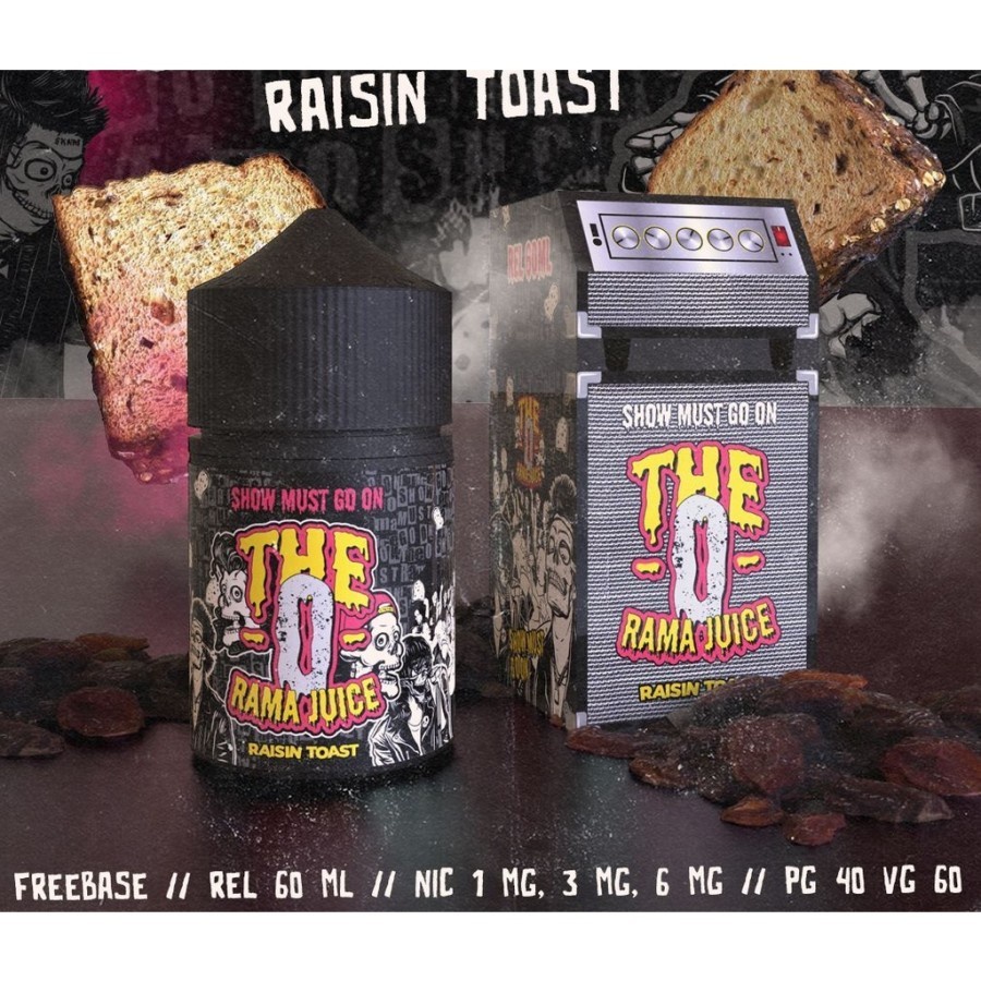 Jual THE O RAMA JUICE V3 RAISIN TOAST LIQUID FREEBASE 60ML ORIGINAL ...