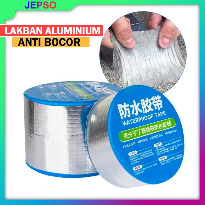 Jual Lakban Alumunium Lakban Anti Bocor Anti Air Alumunium Foil Butyl Super Aluminium Foil ...