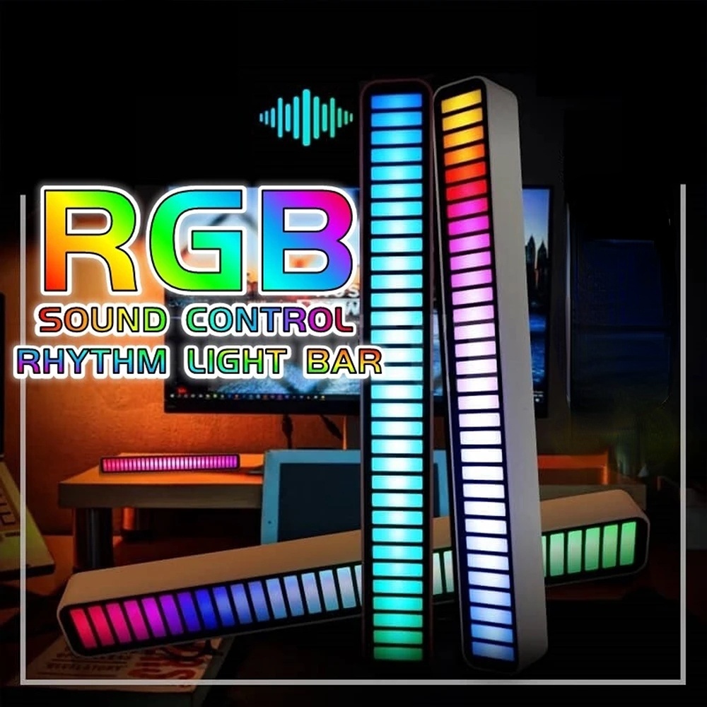 Jual LED RGB Bar Strip Music Sound Control Lamp Music Atmosphere Light ...