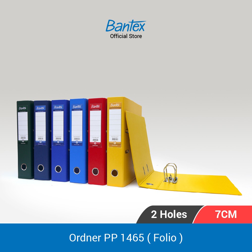 Jual Ordner Bantex 1465 Folio F4 7cm Lever Arch File Warna Primer ...