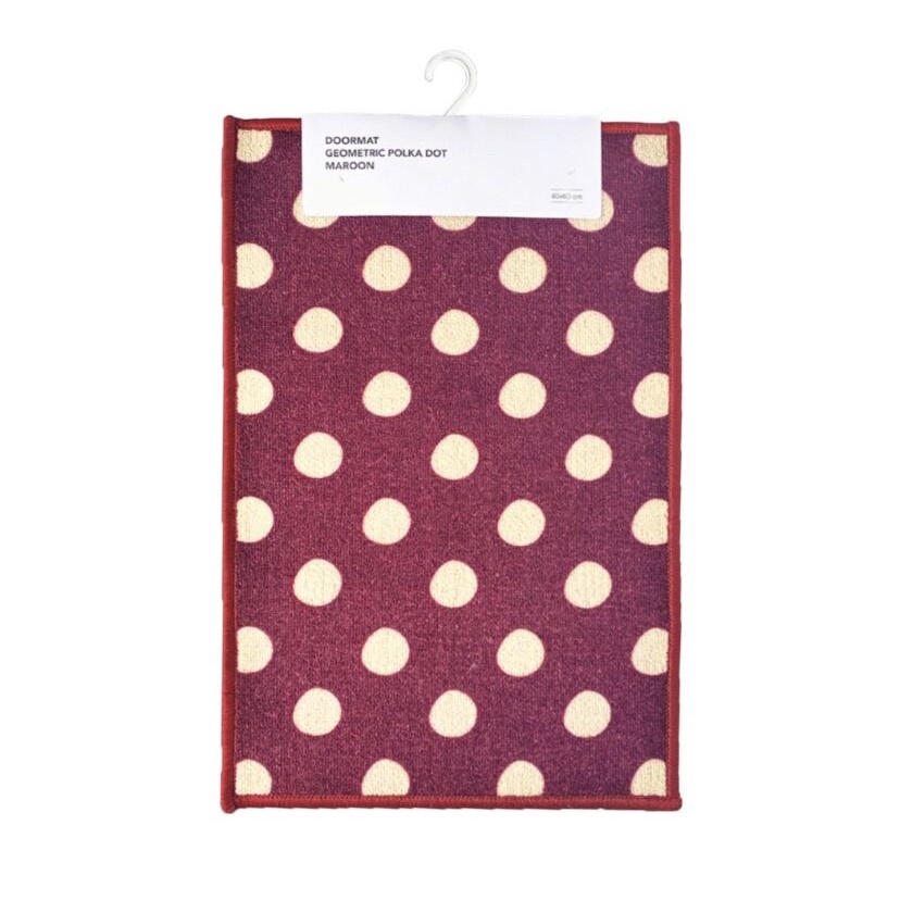 Jual MINISO Keset / Doormat Anti Slip 40x60 Motif Polkadot / Keset ...