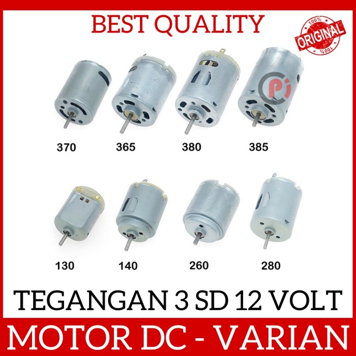Jual Motor DC Mini High Speed RPM 3 / 5 / 6 / 9 / 12 Volt Robot Praktek ...