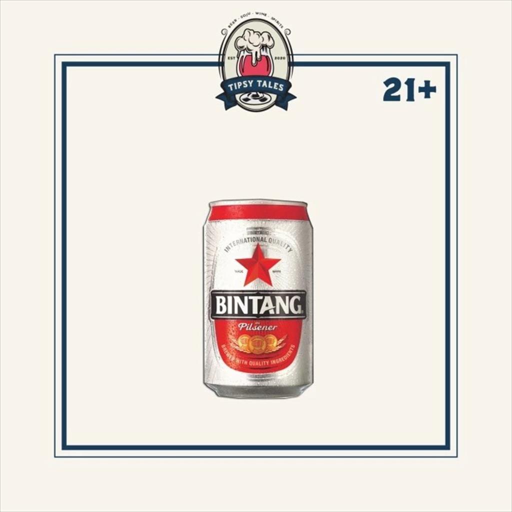 Jual Bir Bintang / Bintang pilsener Can 330ml (kaleng kecil) | Shopee Indonesia