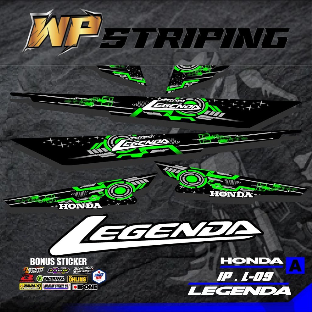 Jual Sticker Striping HONDA LEGENDA - Sticker Striping Variasi List ...