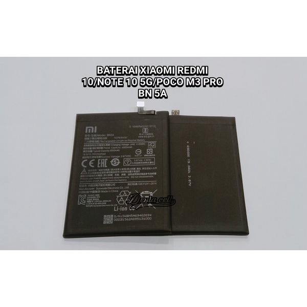 Jual BATTERY BATERAI XIAOMI REDMI NOTE 10 5G POCO M3 BN5A BN 5A ...