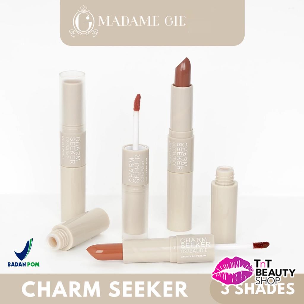 Jual Madame Gie Charmseeker 2in1 Lips Ombre - Make Up Soft Matte Finish - Lipstik - Lip Cream ...