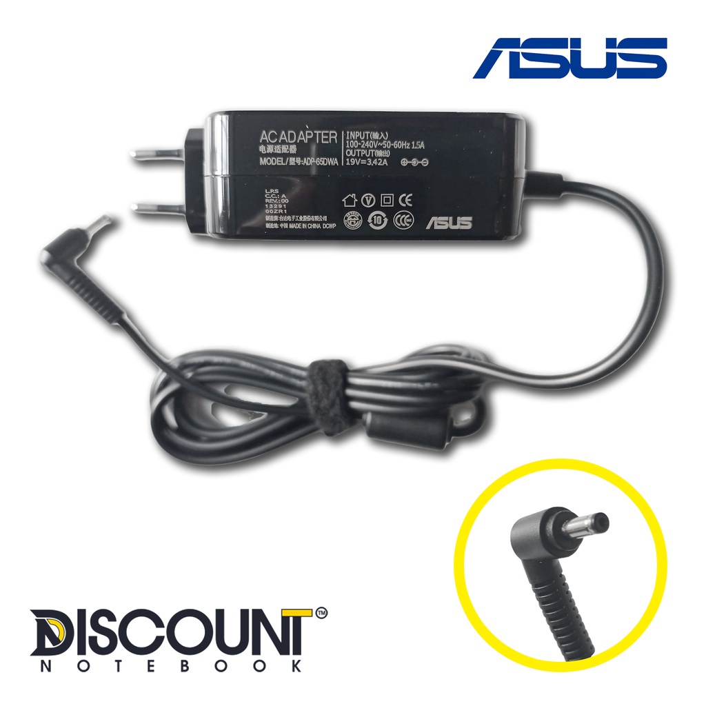 Jual Adaptor Charger Laptop Asus X540 X541 A556 F540 (19V 3.42A) (4.0x1 ...