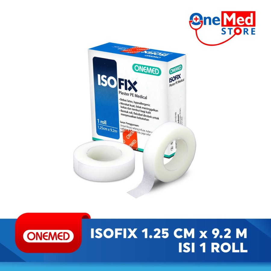 Jual ONEMED Plester Isofix 1.25 cm x 9.2 m Transparan- OOF | Shopee ...