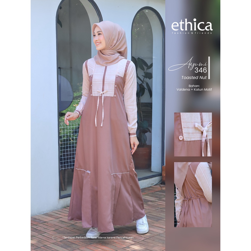 Jual DRESS ONLY ETHICA ORIGINAL AYUMI 346 TOASTED NUT GAMIS DEWASA ...