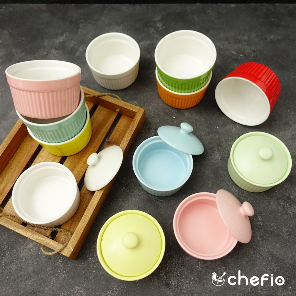 Jual Ramekin Bowl Ceramic Mangkok Keramik Creme Souffle Brulee Mangkuk Sop | Shopee Indonesia