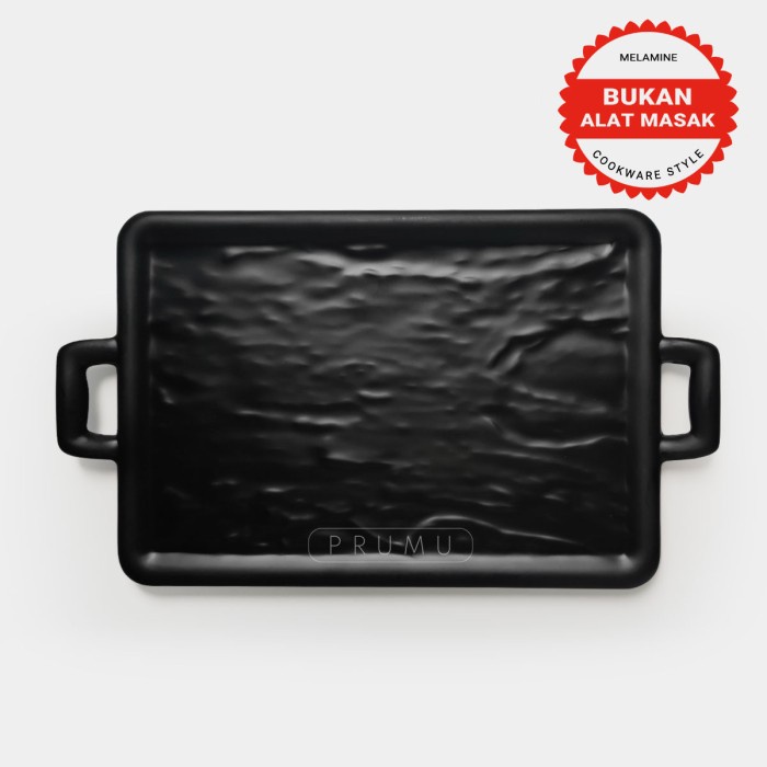 Jual PRUMU Melamin Piring Saji Kotak 10 inch - Piring Persegi Panjang ...