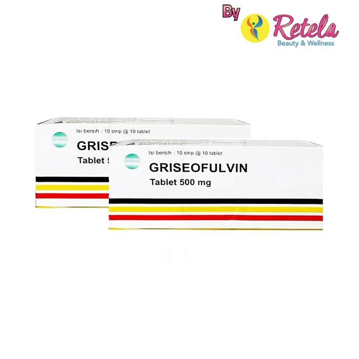 Jual GRISEOFULVIN 500MG 1 STRIP 10 TABLET | Shopee Indonesia