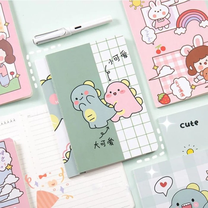 Jual Notebook Ukuran A5 Buku Tulis Catatan Sekolah Karakter Lucu Part 2 ...